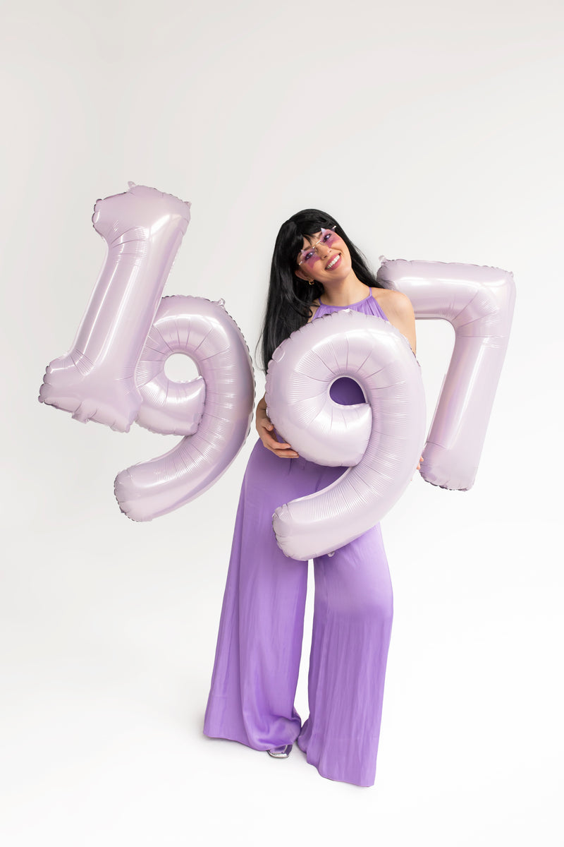FB230G Number 1 Purple 28" – Westcoast Balloons