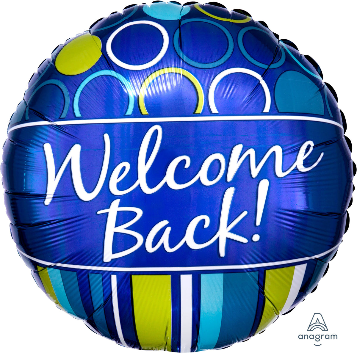 34546 Welcome Back Blue & Green, Bulk – Westcoast Balloons